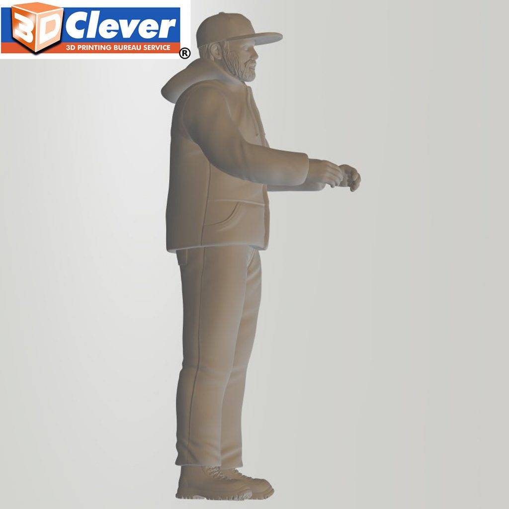 This Boat Captain (70mm) 133 G Gauge scale 1:24 model - 3DCLEVER